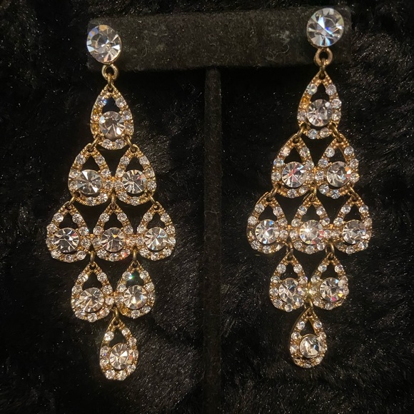 Jewelry | Crystal Chandelier Earrings | Poshmark